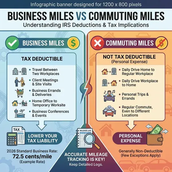 Business Miles vs Commuting Miles: Understanding Key Differences ...