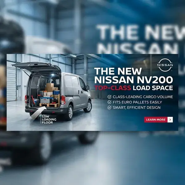 The new Nissan NV200 offers top-class load space - SWISS Vans