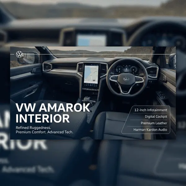 VW Amarok Interior - SWISS Vans